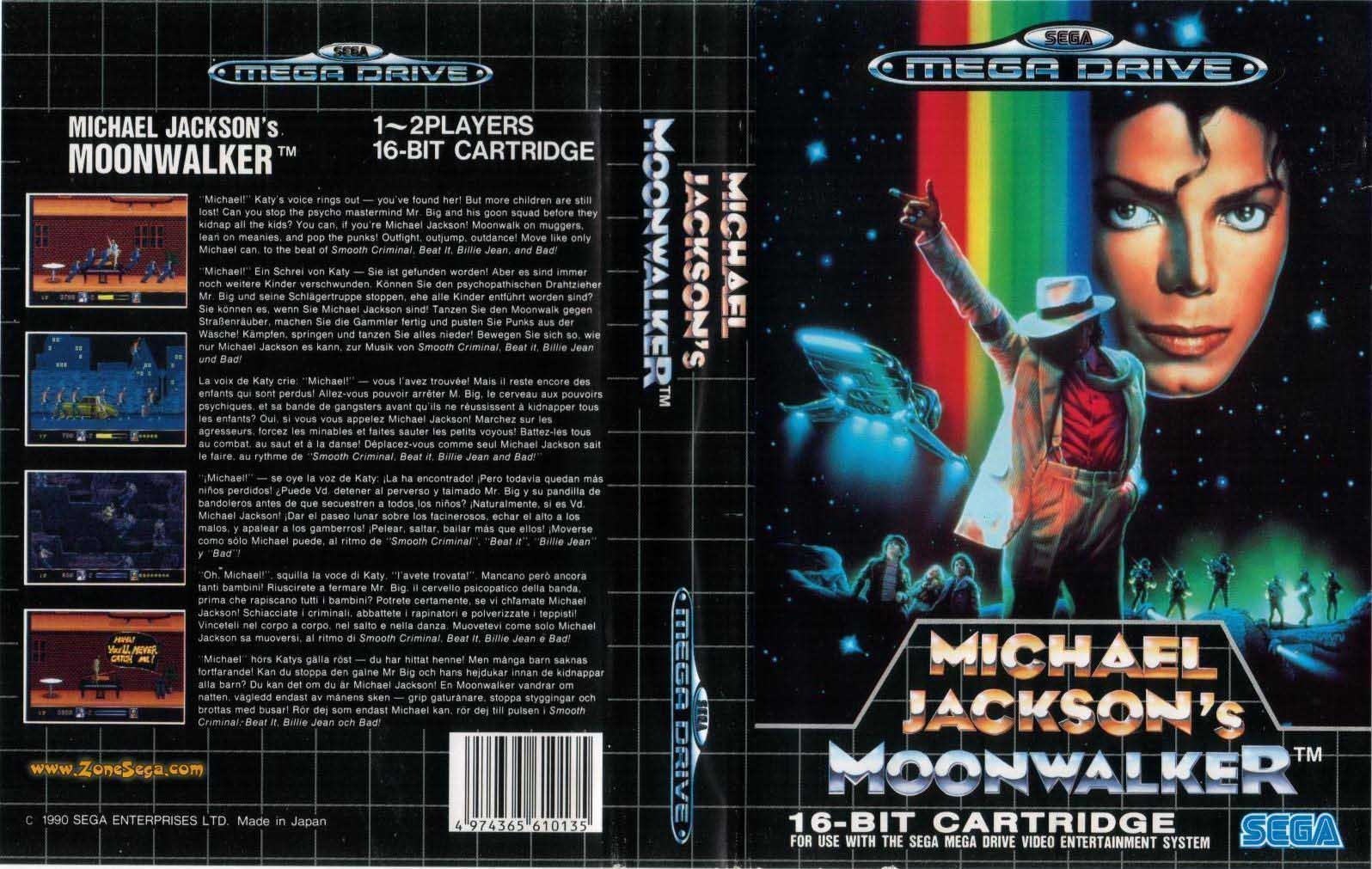 Moonwalker (USA Europe) Genesis ROM